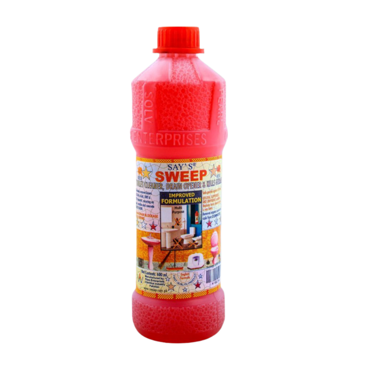 says sweep toilet cleaner 600ml – KK Mart