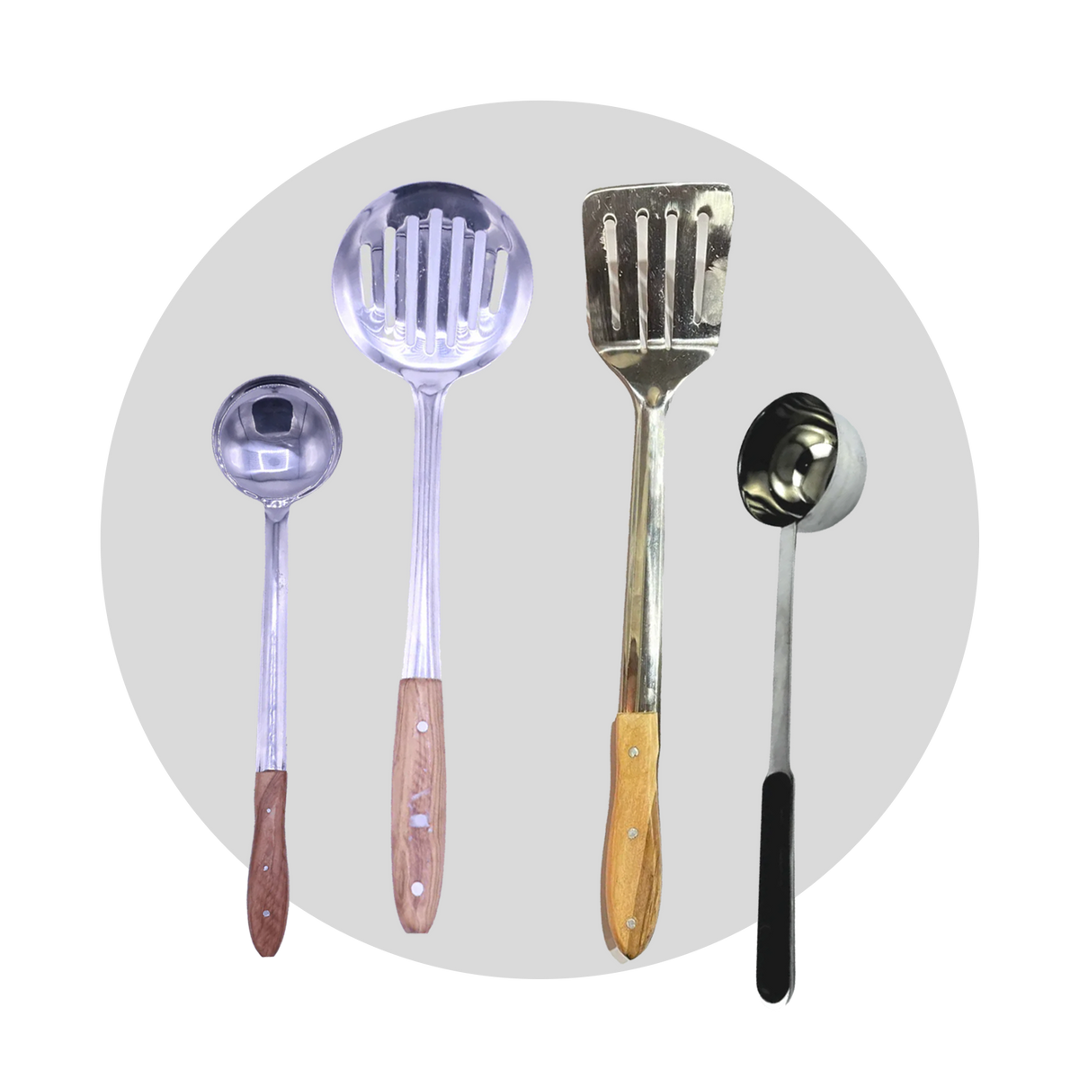 SS Spatulas & Broth Spoon – KK Mart