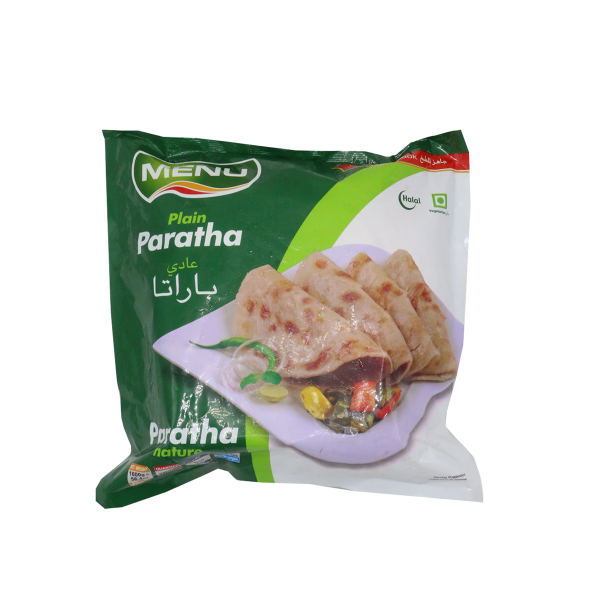 menu plain paratha 1600g – KK Mart