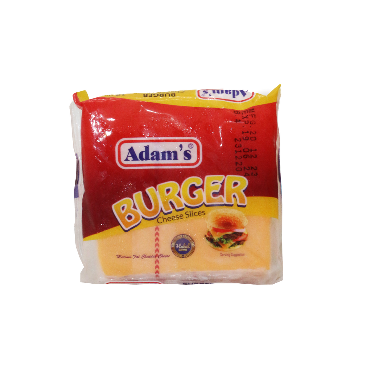 adams cheese burger 200g – KK Mart