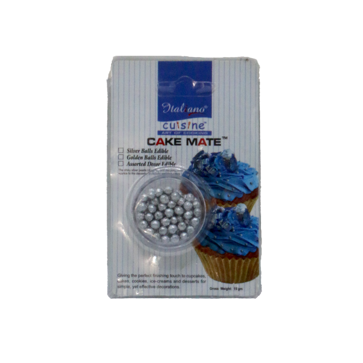 italiano cake mate balls silver 15g – KK Mart
