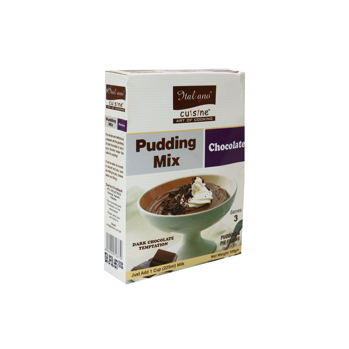 italiano pudding mix chocolate 100g – KK Mart