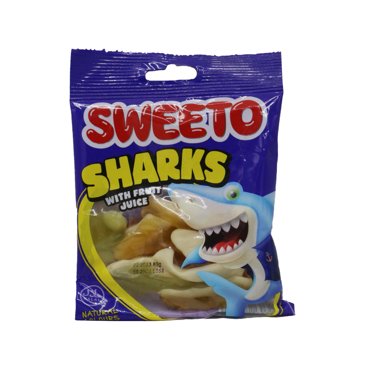 sweeto jelly sharks 80g – KK Mart