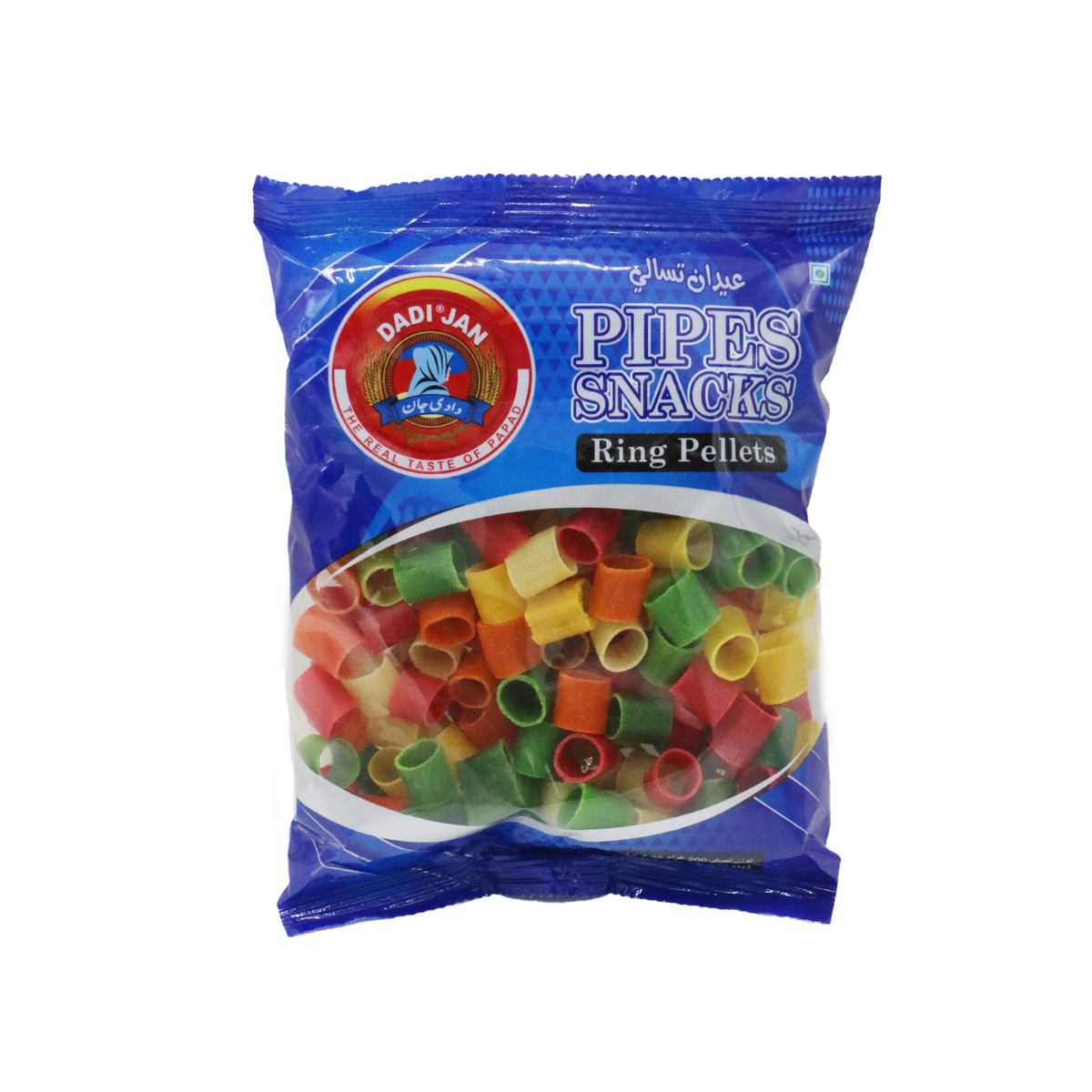 dadi jan pipes snacks ring pellets 200g – KK Mart