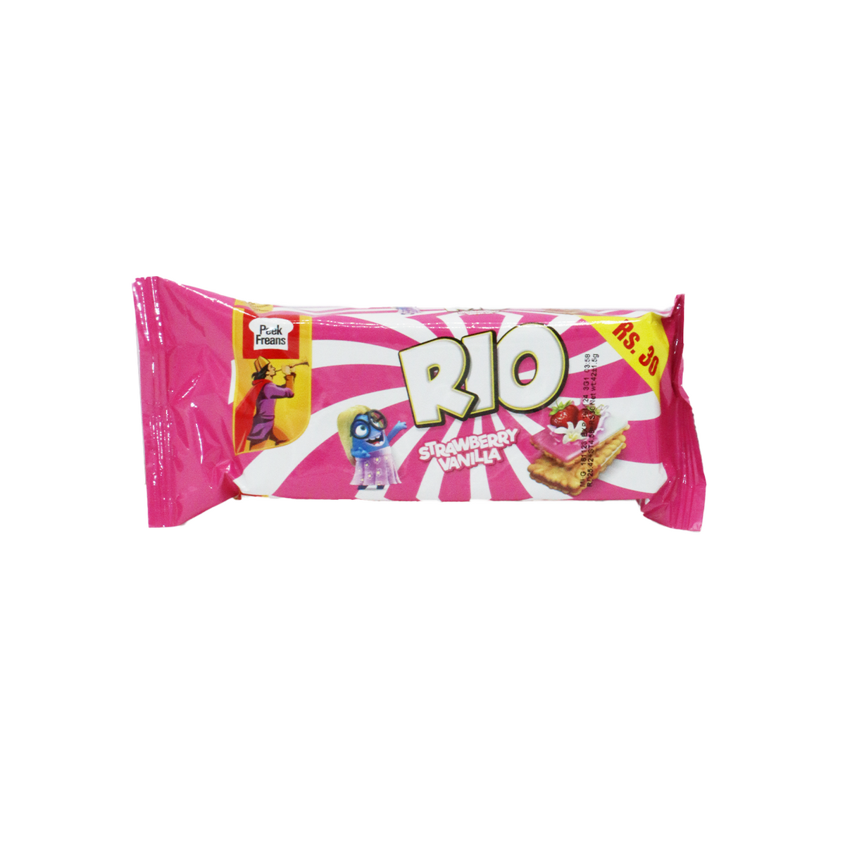 peek freans rio strawberry vanilla 30rs – KK Mart