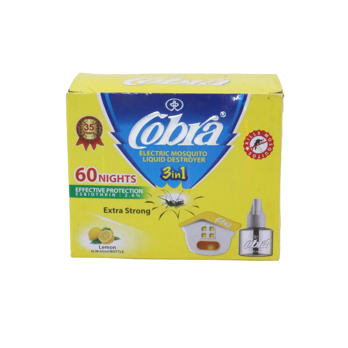 cobra mosquito machine with refill lemon – KK Mart