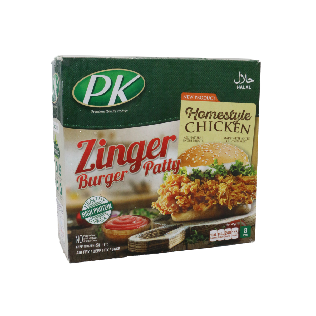 pk zinger burger patty 8pc – KK Mart