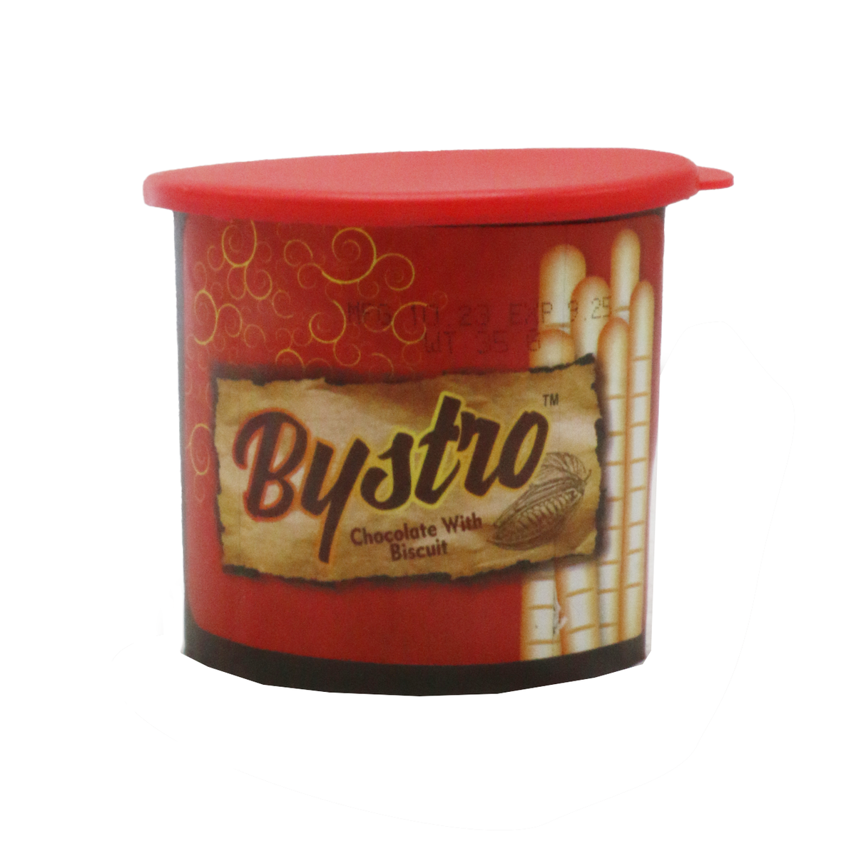 taste factory bystro chocolate with biscuit 35g – KK Mart