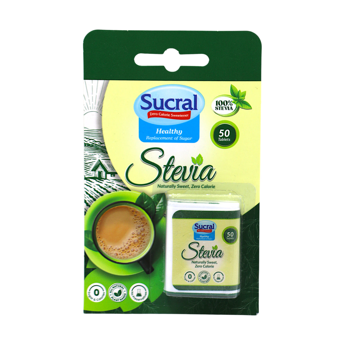 sucral stevia sweetener 50 tablets – KK Mart