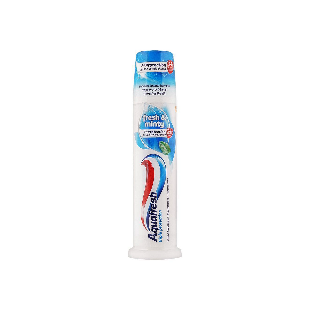 aquafresh tooth paste fresh & minty pump 100ml uk – KK Mart