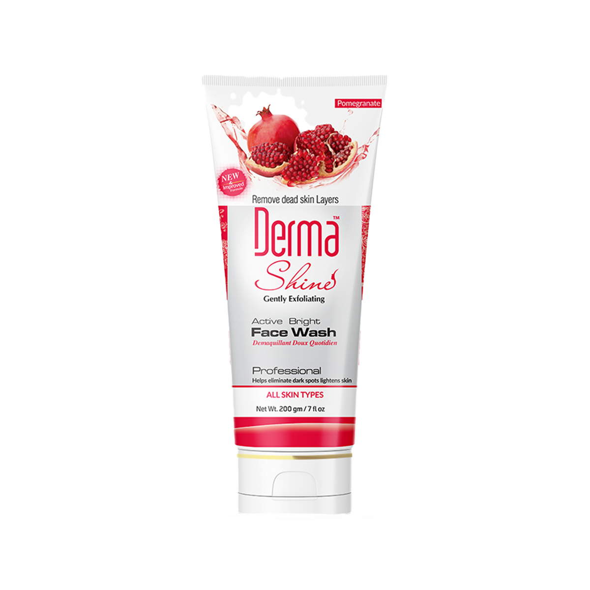 derma shine face wash active bright 200ml pak – KK Mart