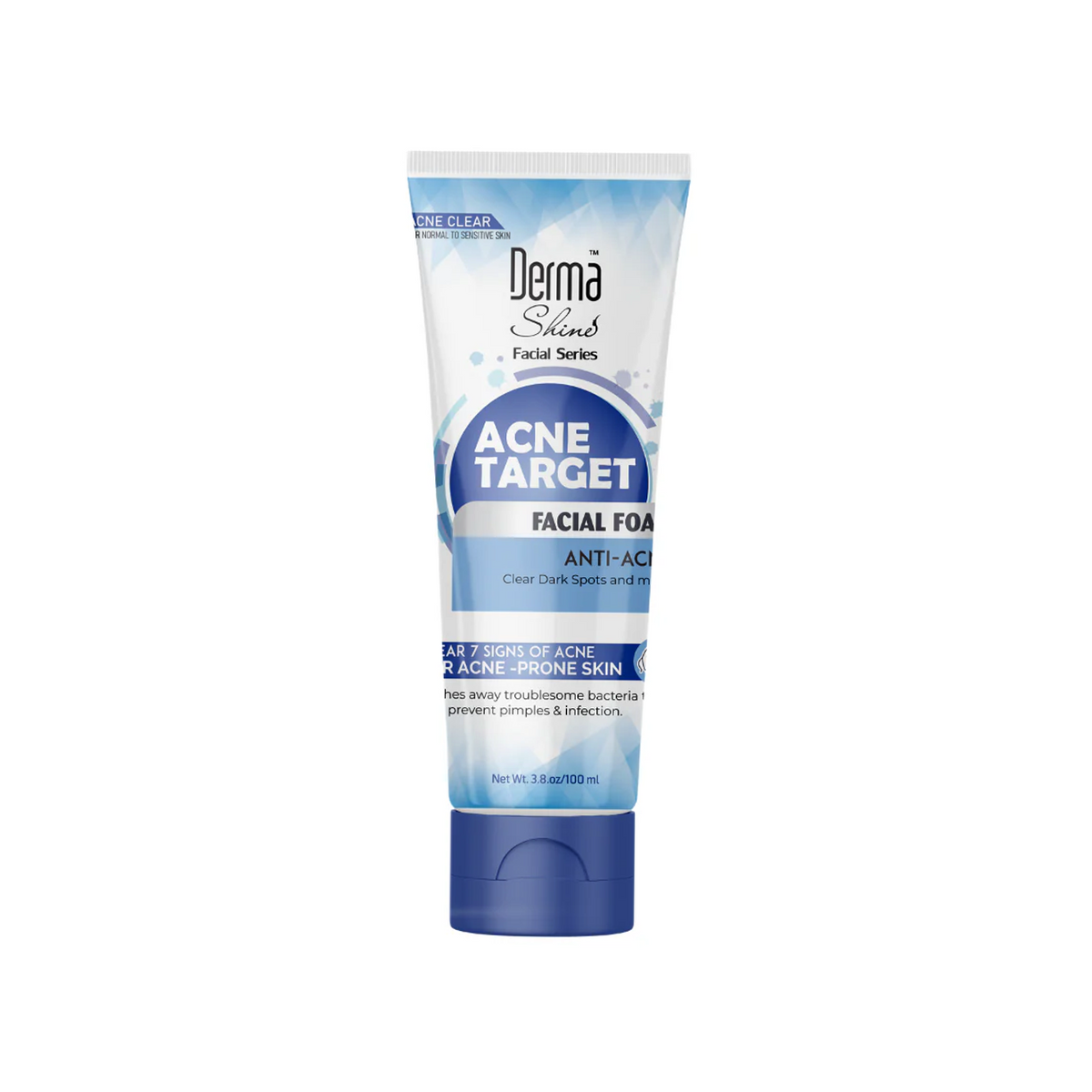 derma shine face wash acne target 100ml – KK Mart