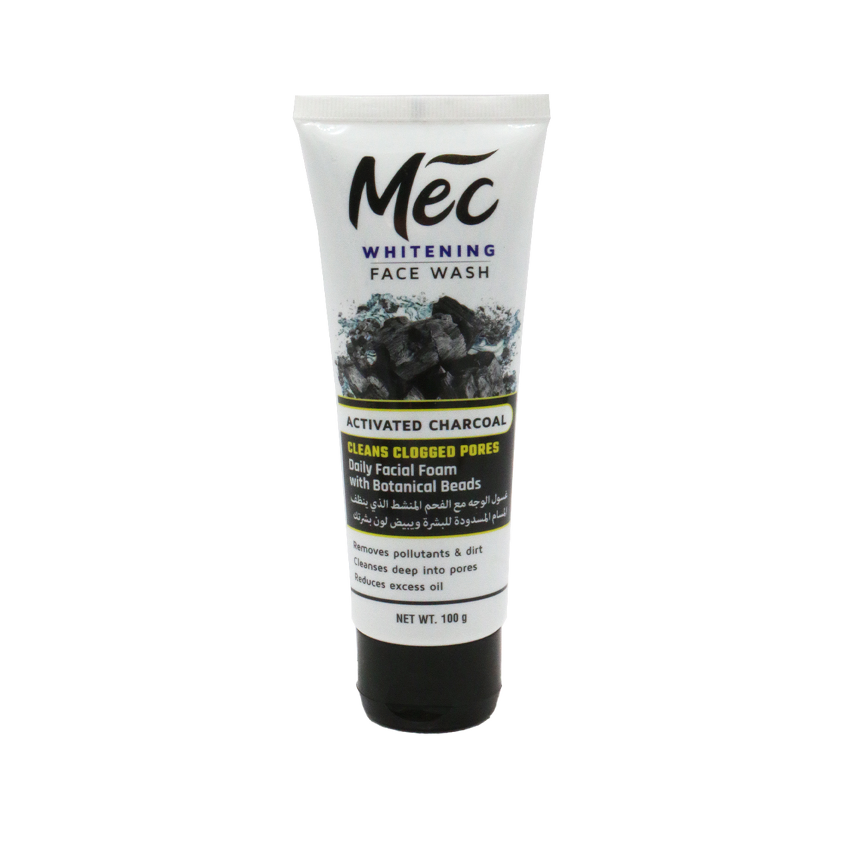 mec face wash activated charcoal 100g – KK Mart