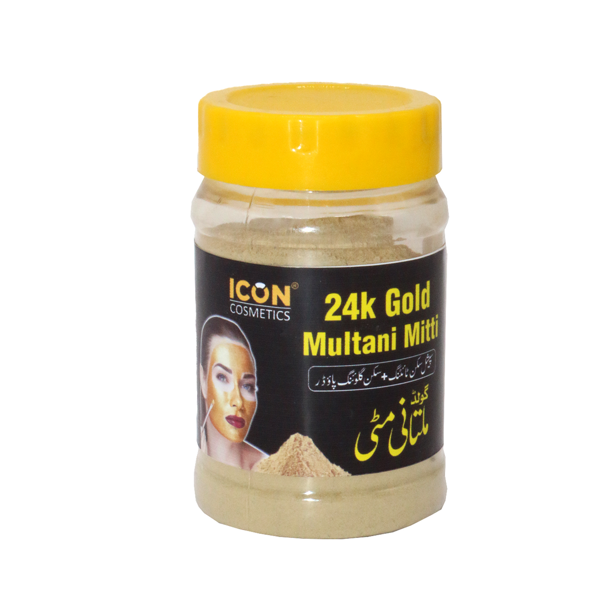 icon multani mitti powder 24k gold 150g – KK Mart