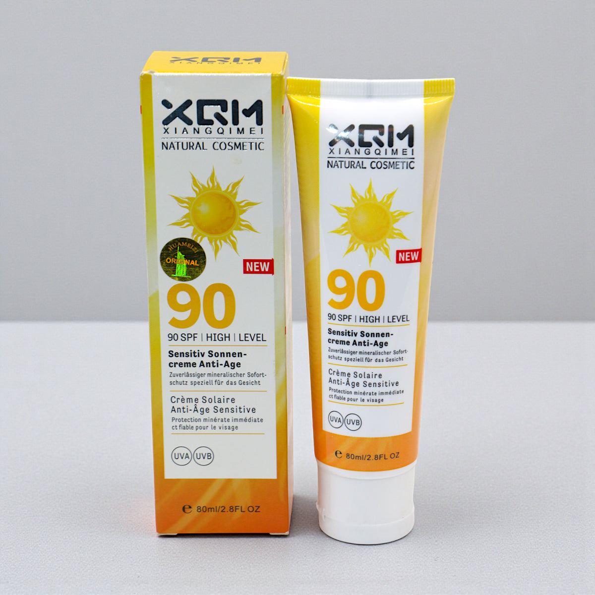 xqm sun cream spf90 80ml china x2229 – KK Mart