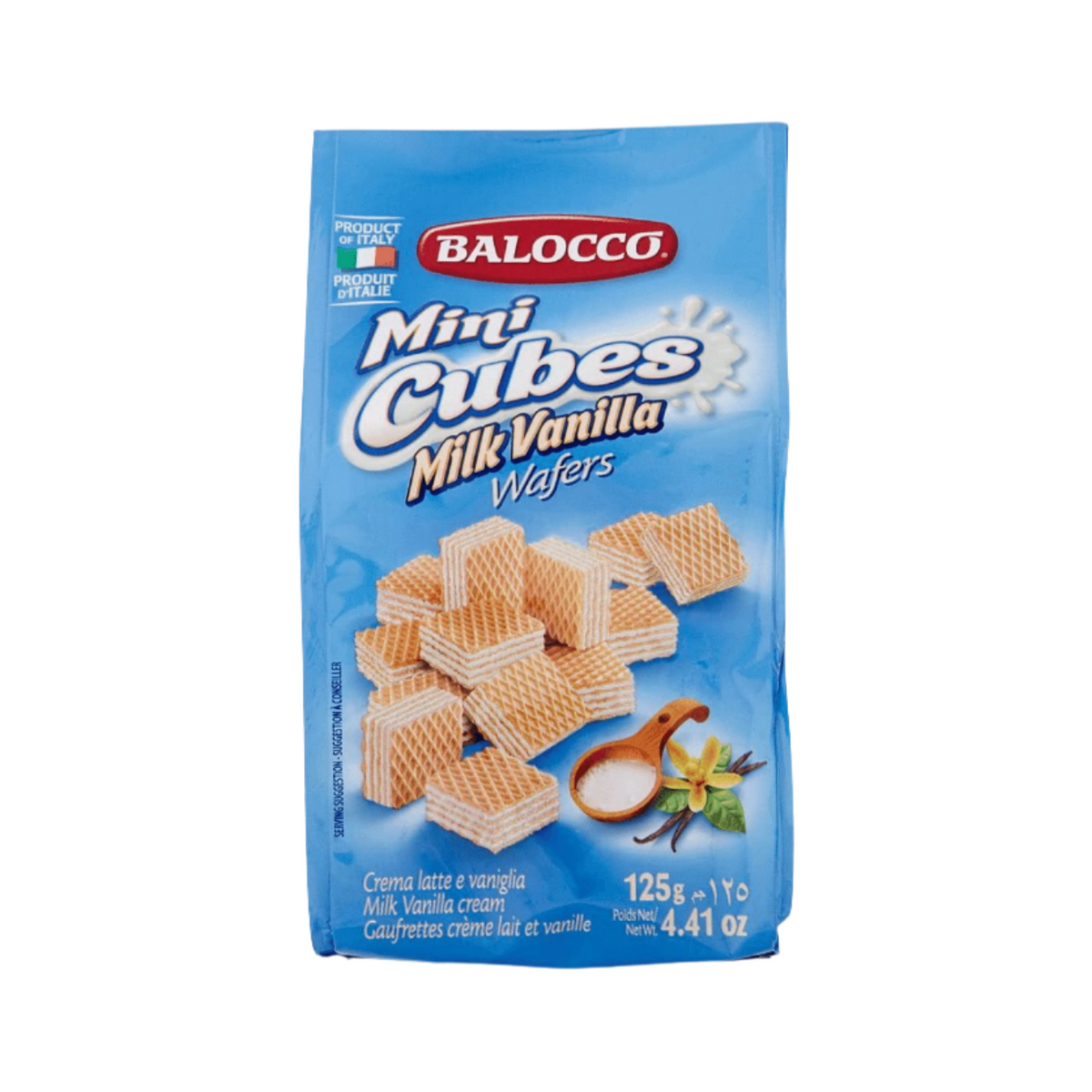 balocco cubes wafers vanilla 125g – KK Mart