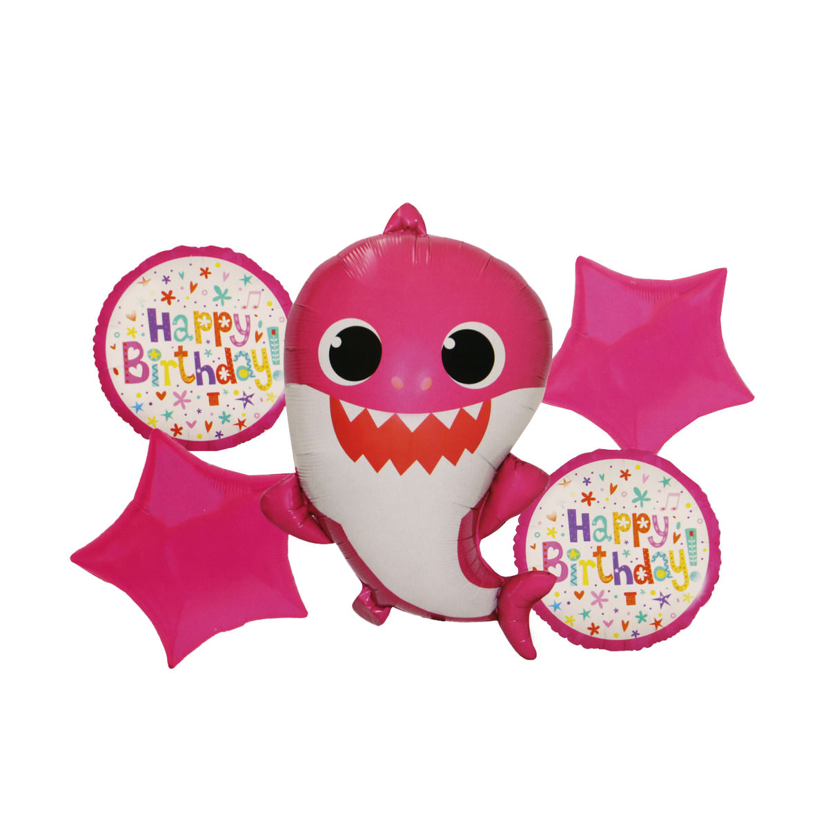 foil balloon 5pc baby shark for girls – KK Mart