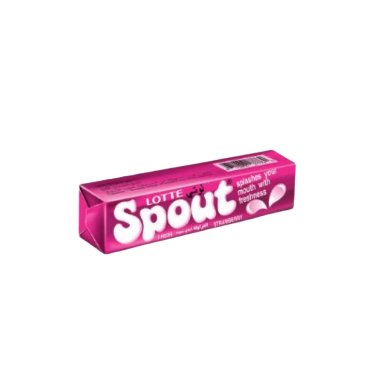 lotte spout gum strawberry 23.8g – KK Mart
