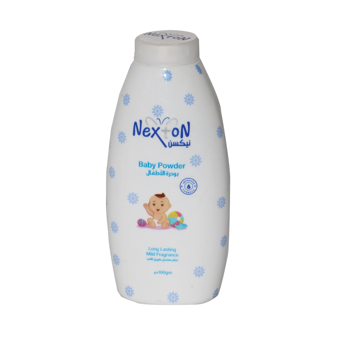 nexton baby powder white 100g – KK Mart