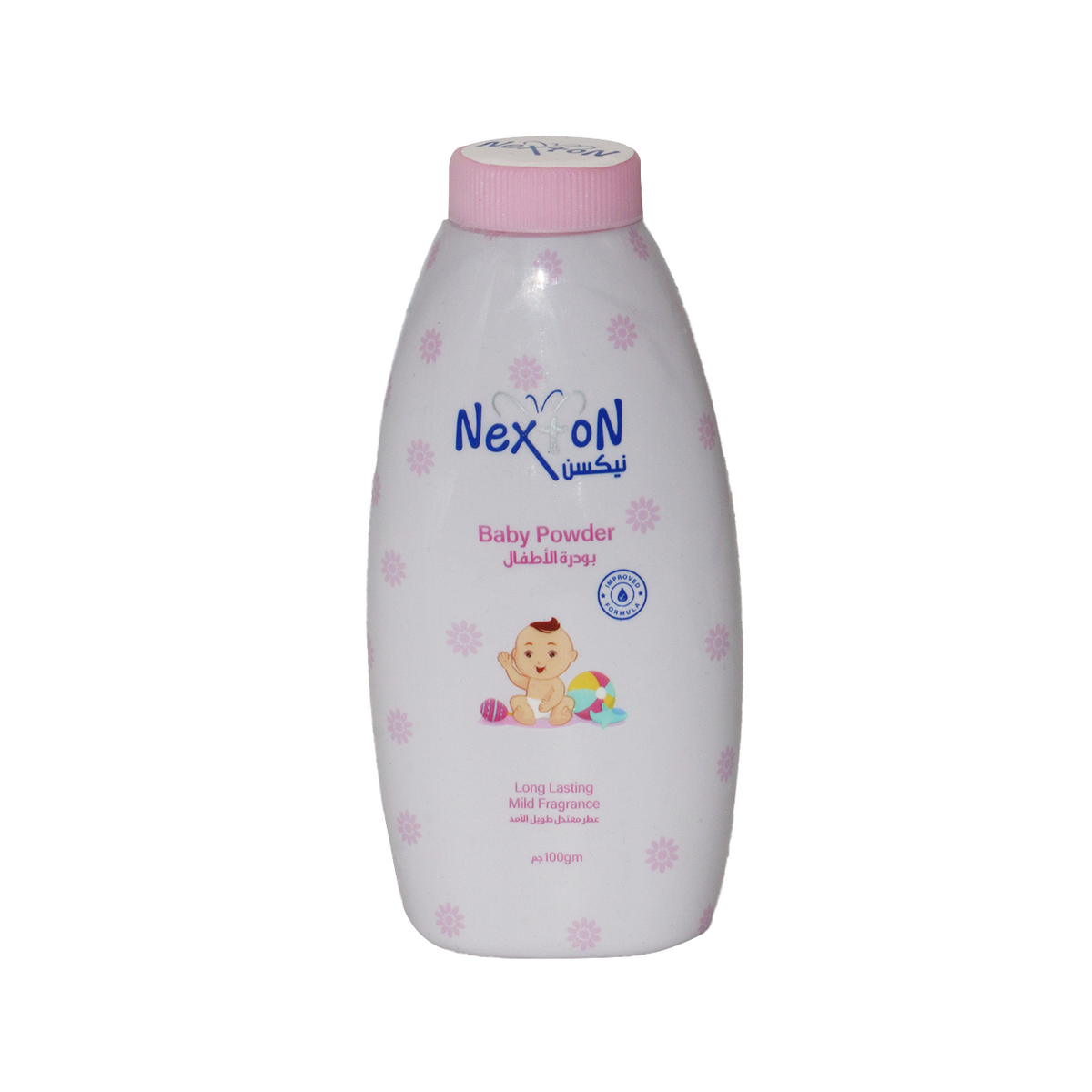 nexton baby powder pink 100g – KK Mart