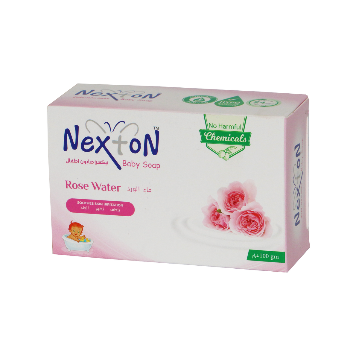 nexton baby soap rose water 100g – KK Mart