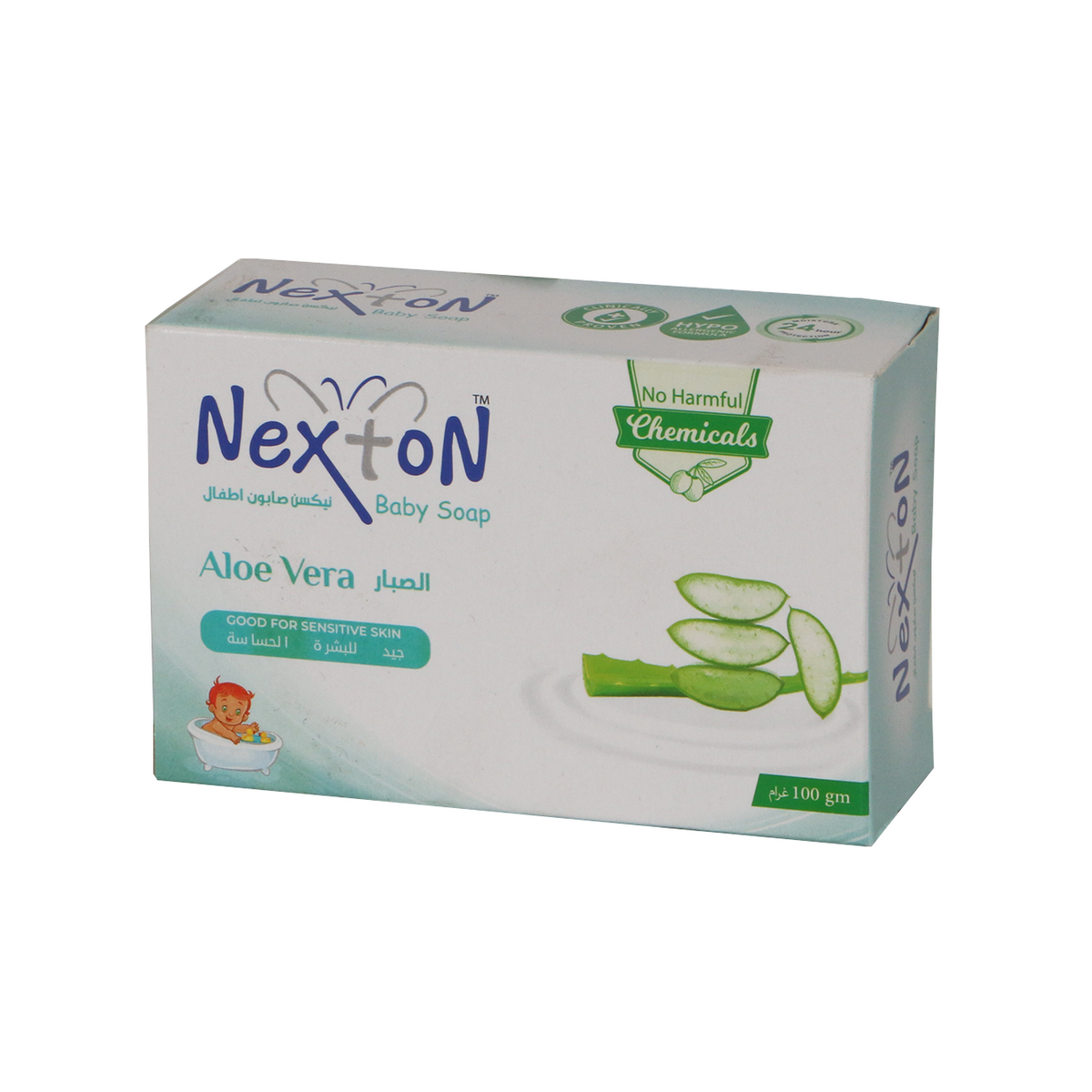 nexton baby soap aloe vera 100g – KK Mart