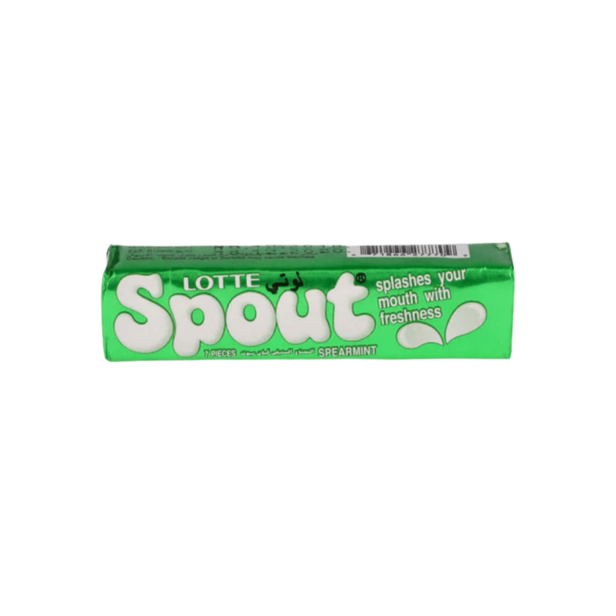 lotte spout gum spearmint 23.8g – KK Mart