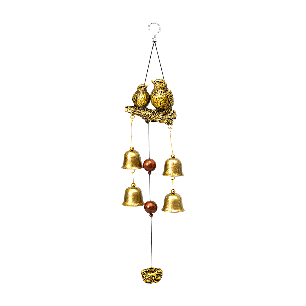 metal air bell 2 sparrows china – KK Mart