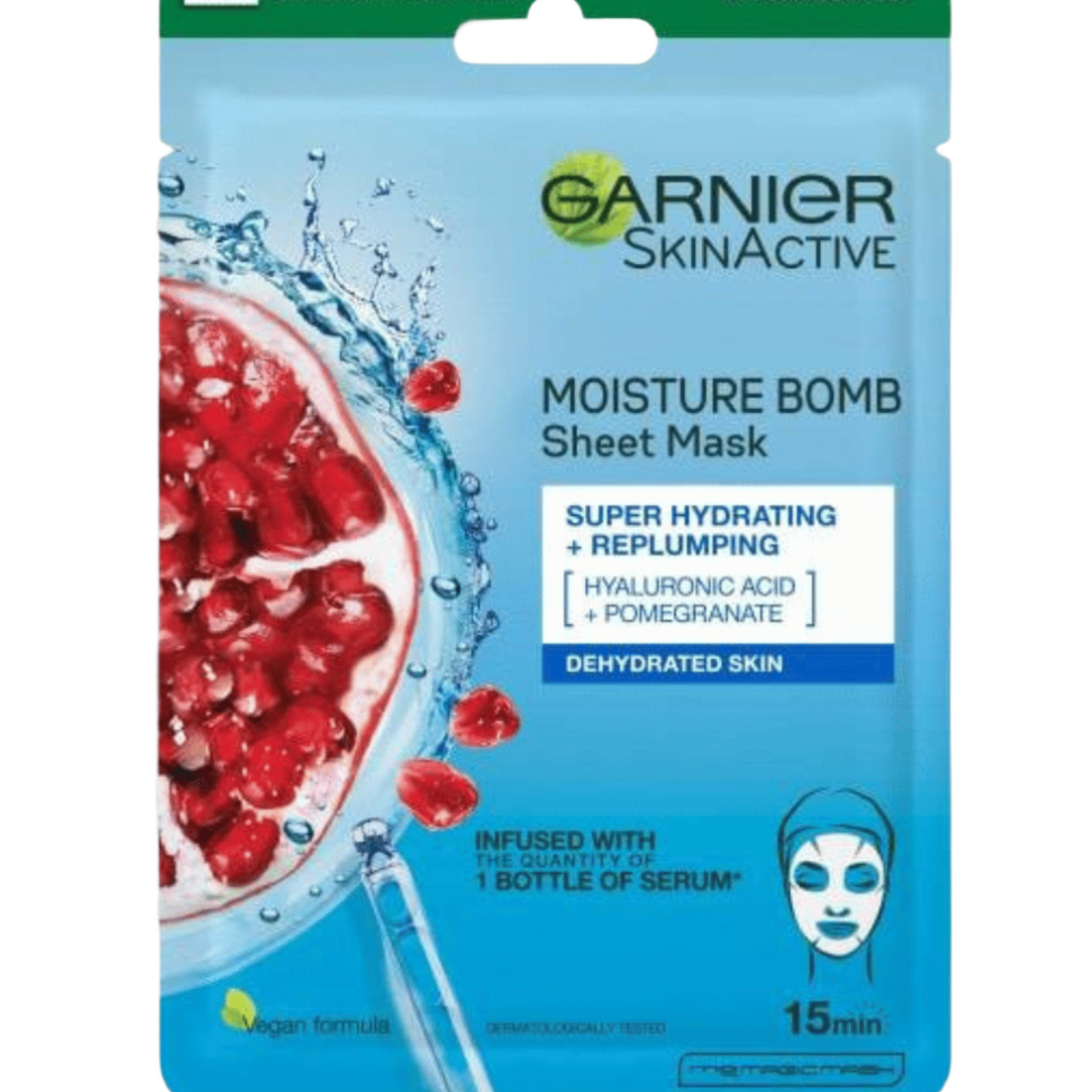 garnier sheet mask replumping blue 28g – KK Mart