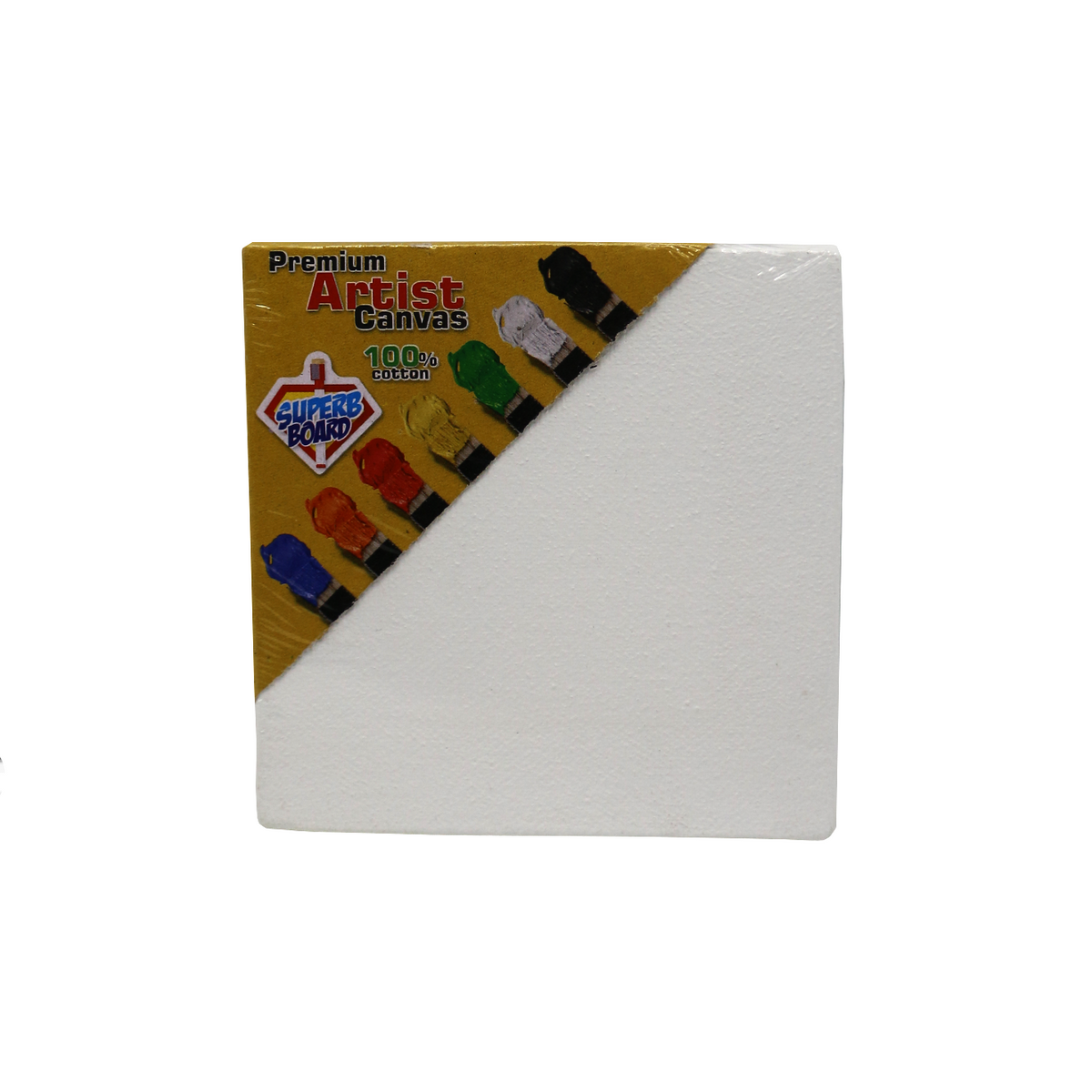 premium artist canvas board 4x4 square white – KK Mart