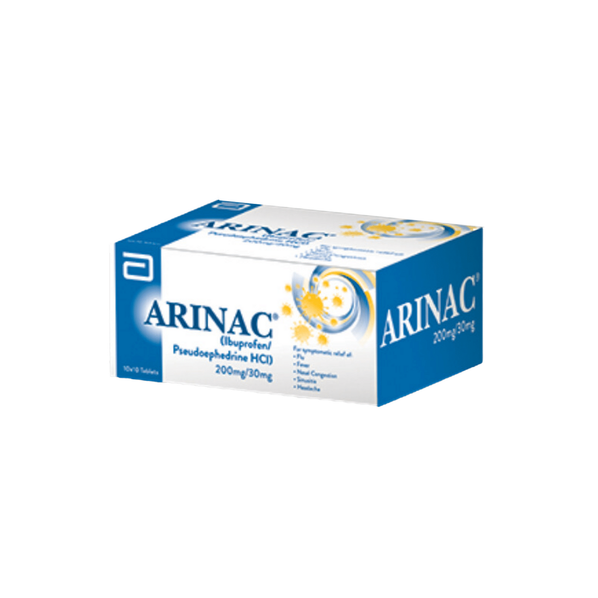tab arinac 200/30mg 100s abbot – KK Mart