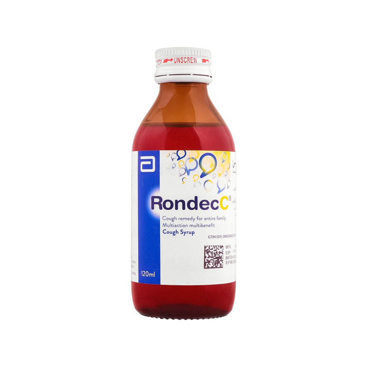 syp rondec c 120ml abbot – KK Mart