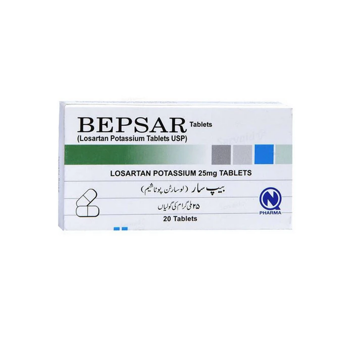 tab bepsar 25mg 20s – KK Mart
