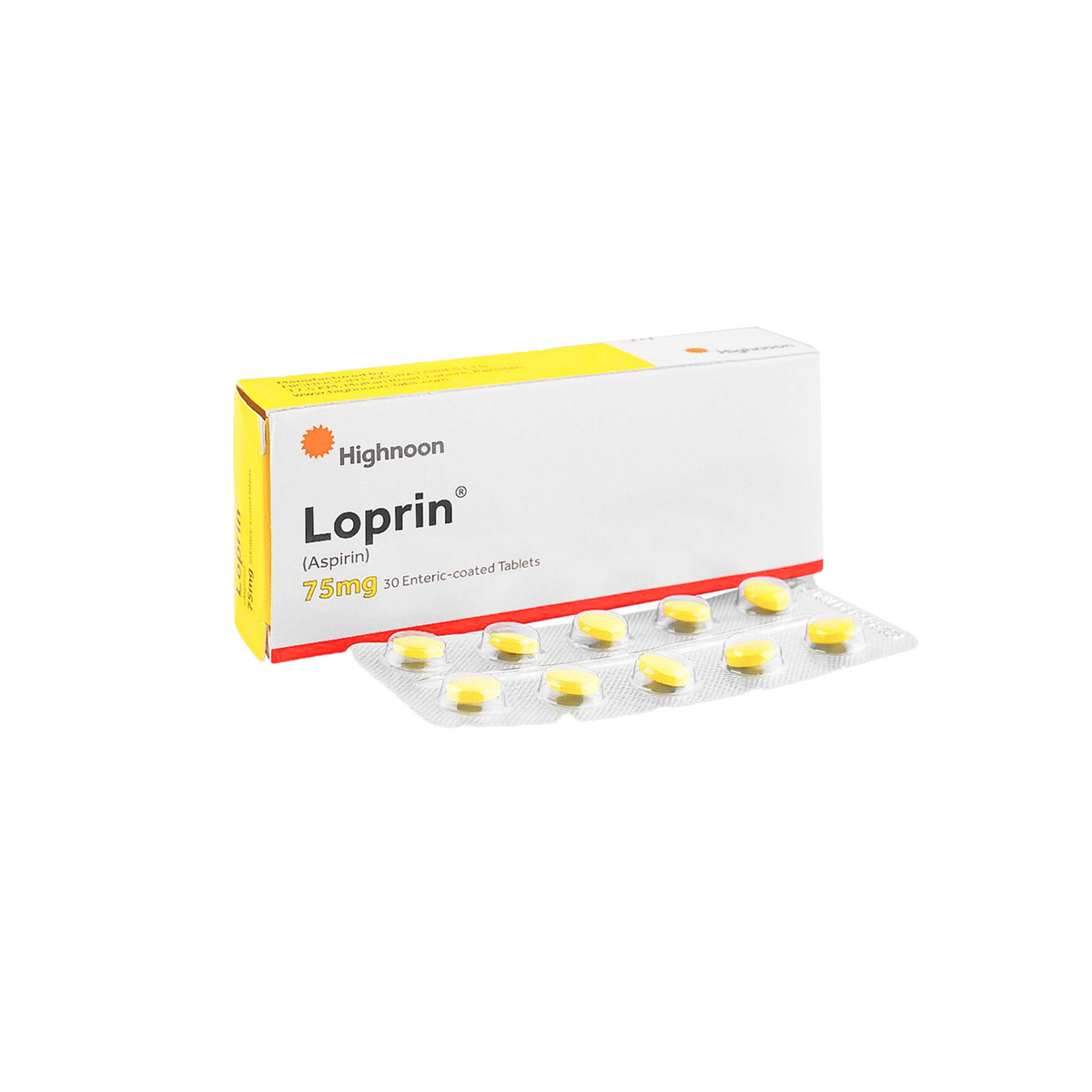 tab loprin 75mg 30s highnoon – KK Mart