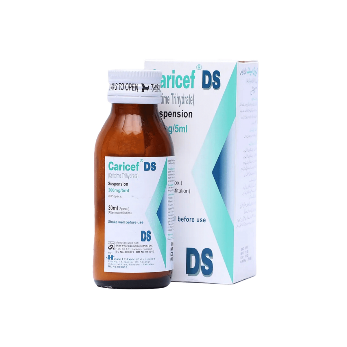 syp caricef ds 200/5ml 30ml – KK Mart