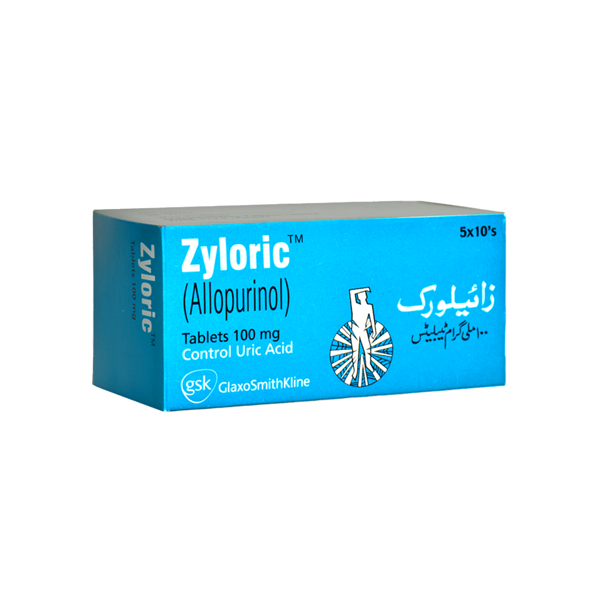 tab zyloric 100mg 50s gsk – KK Mart