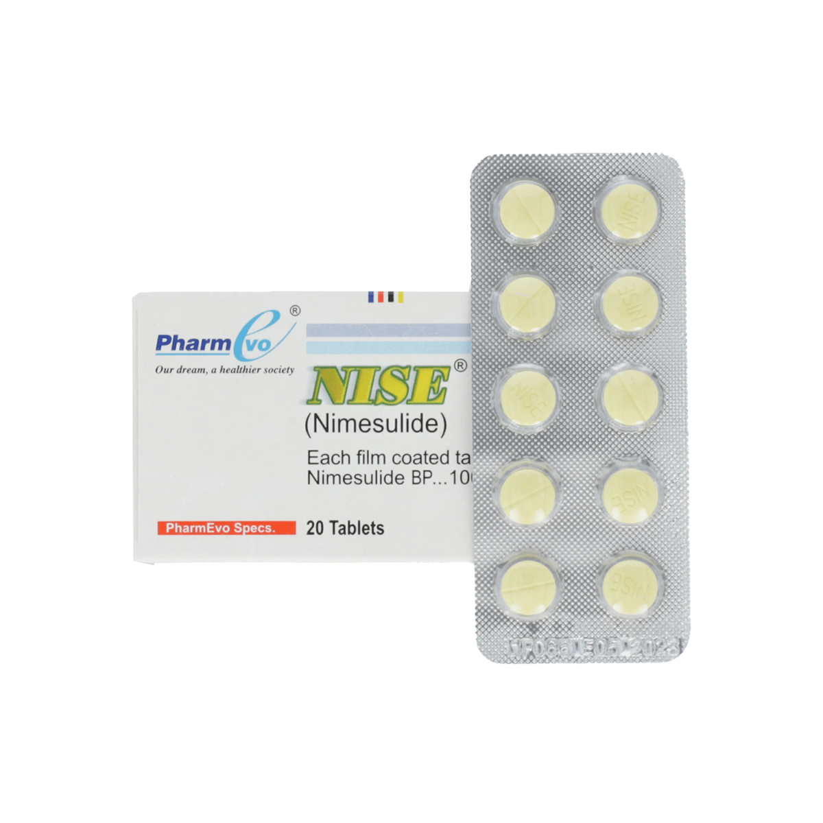 tab nise 100mg 20s – KK Mart