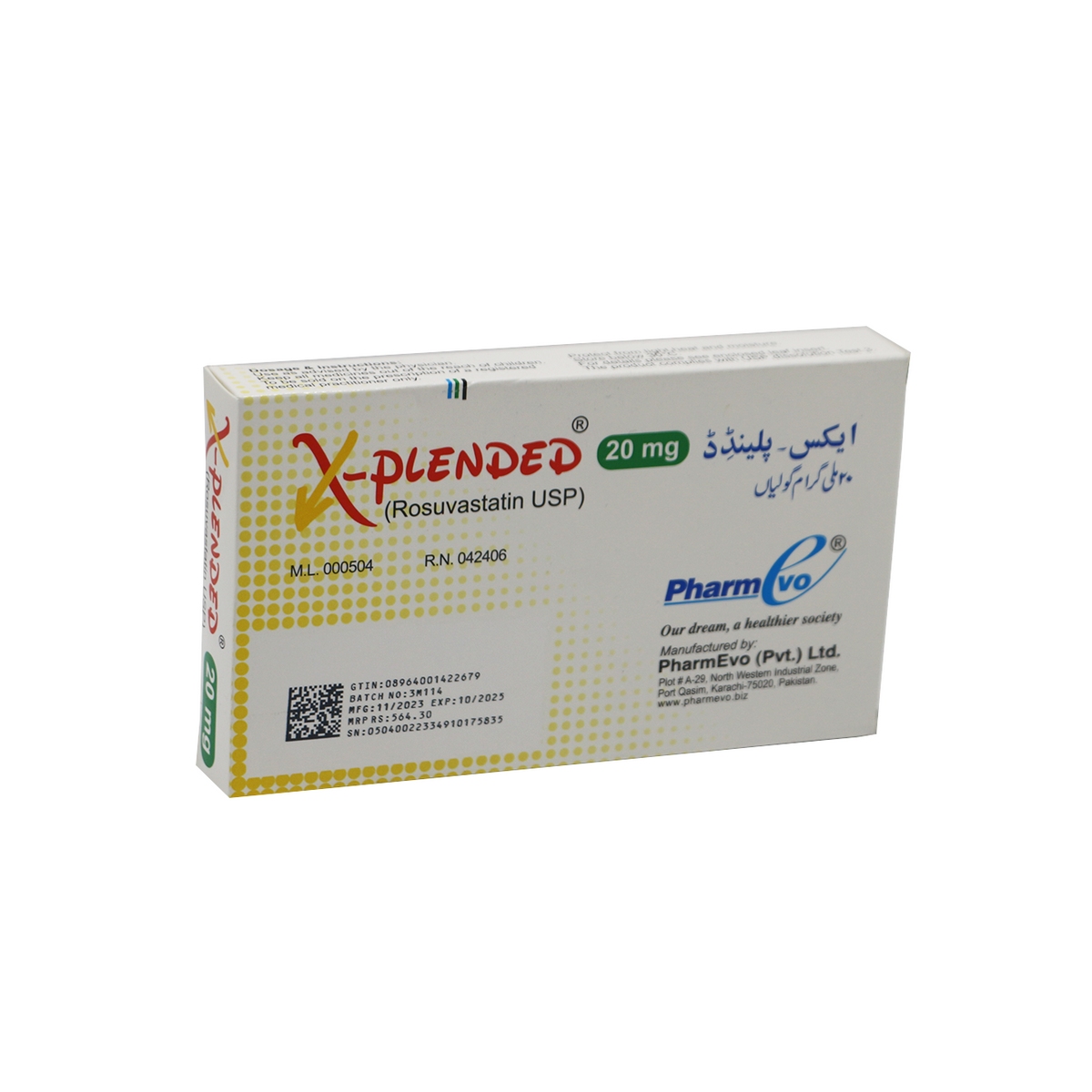 tab x plended 20mg 10s – KK Mart