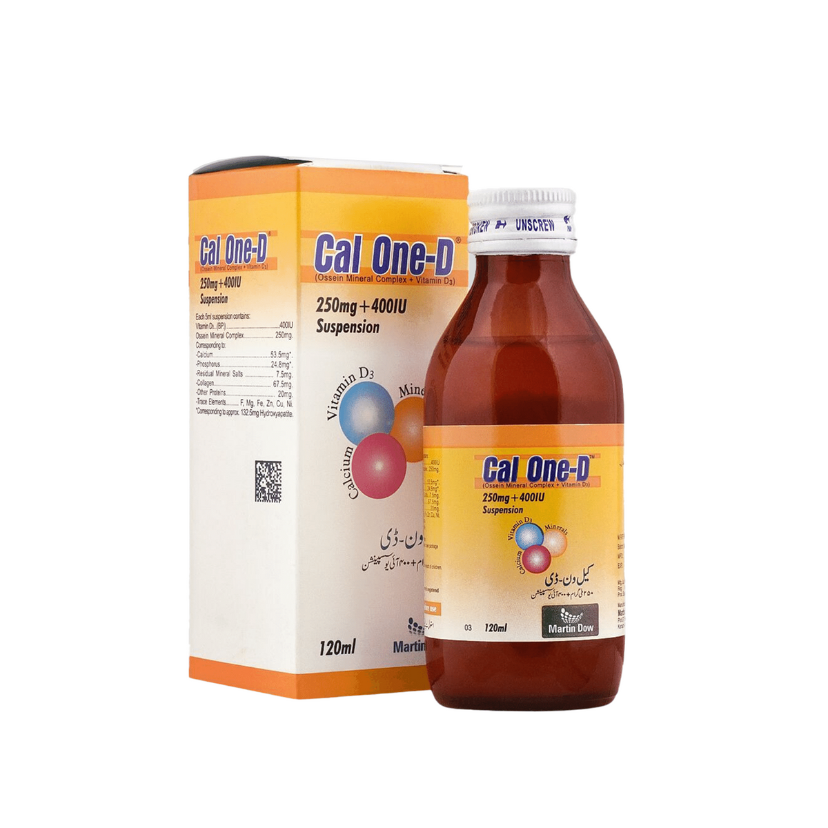 syp cal one-d 120ml martin – KK Mart
