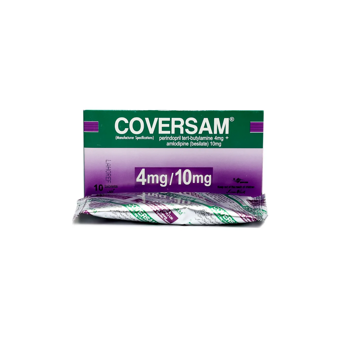 tab coversam 4/10mg 10s – KK Mart