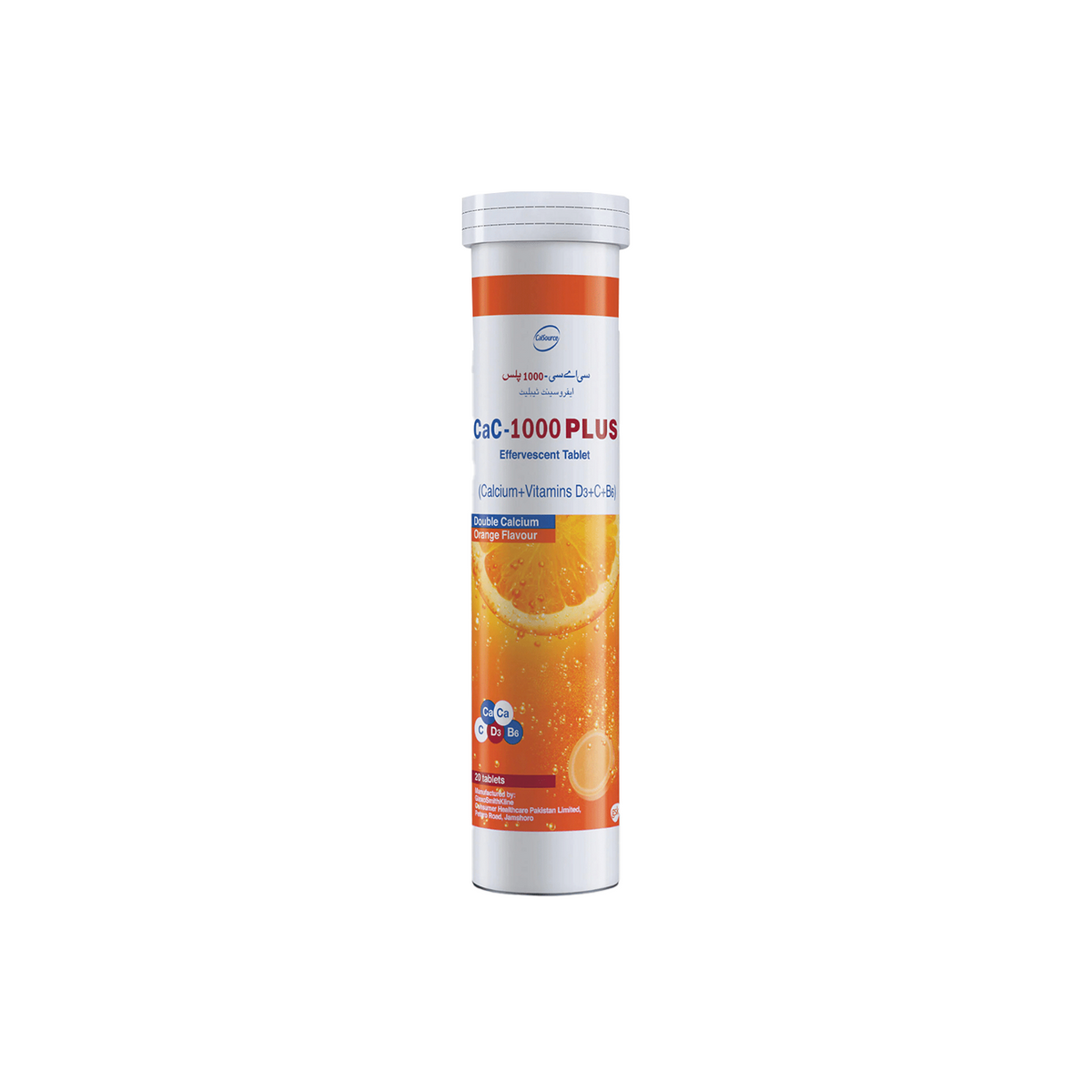 tab cac 1000l plus orange t20 large gsk – KK Mart