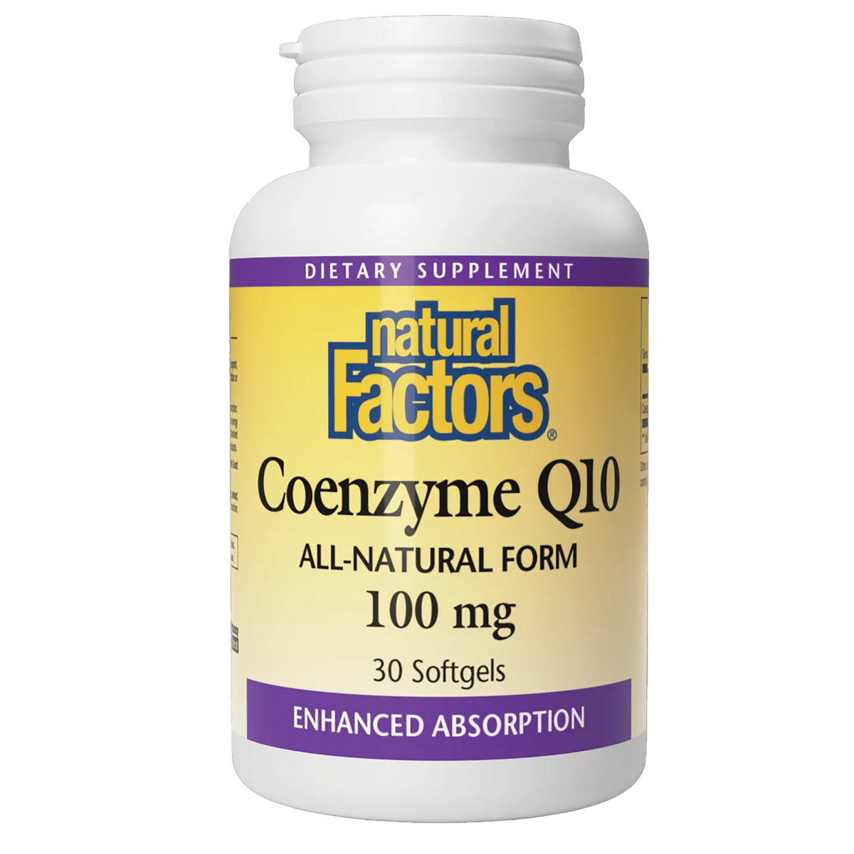 natural factors cap coenzyme q10 100mg 30p 1s – KK Mart
