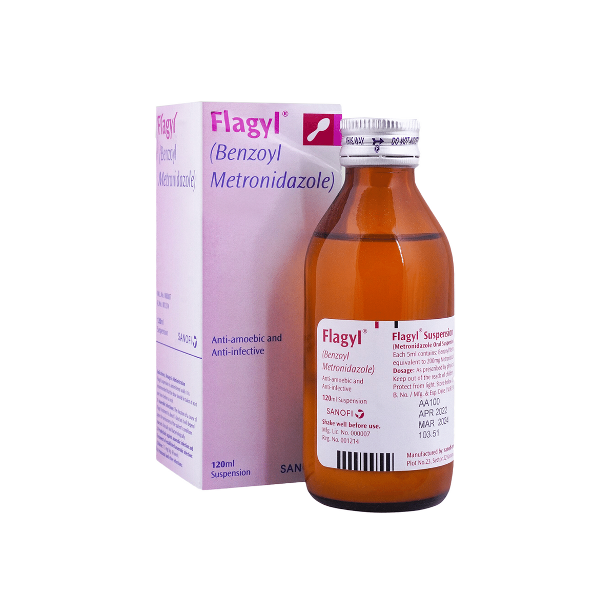 syp flagyl 120ml sanofi – KK Mart