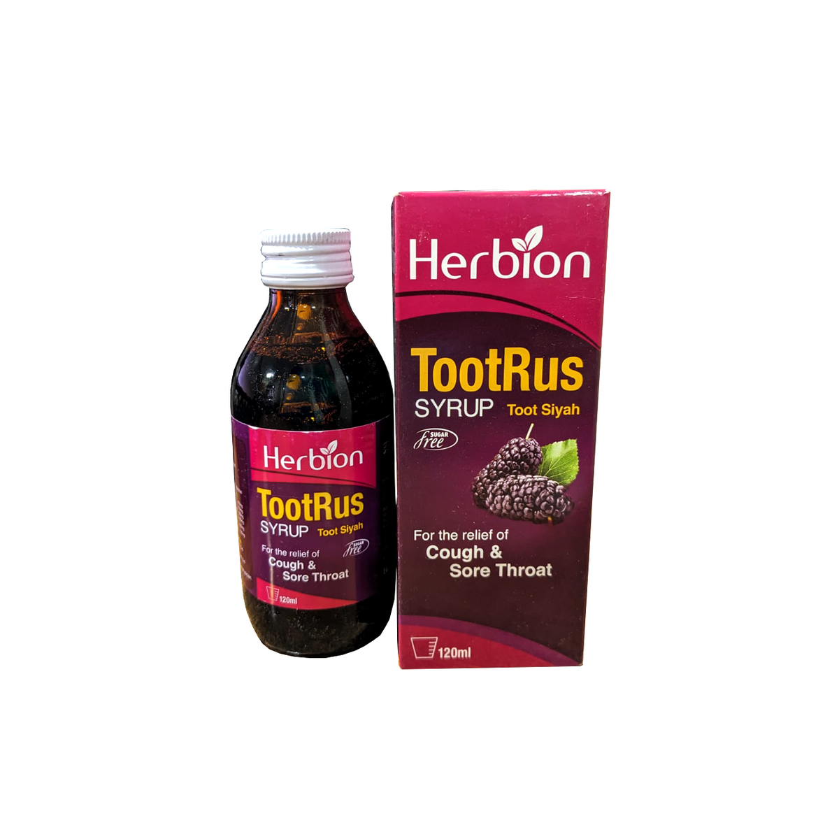 herbion syp tootrus sugar free 120ml – KK Mart