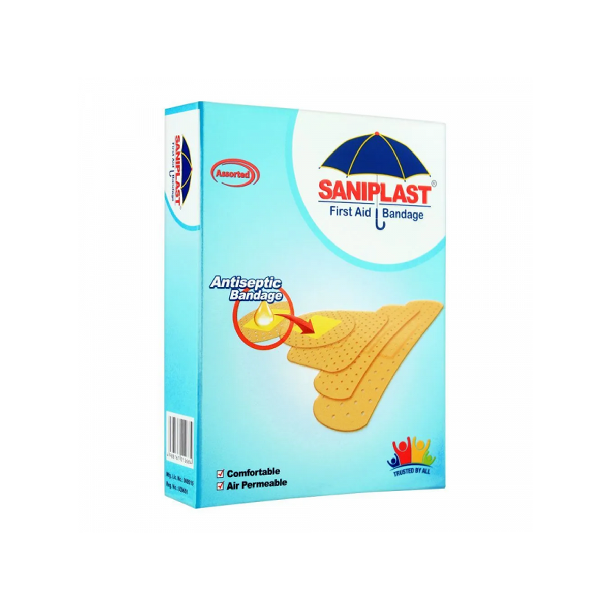 saniplast first aid square 20p 1s – KK Mart