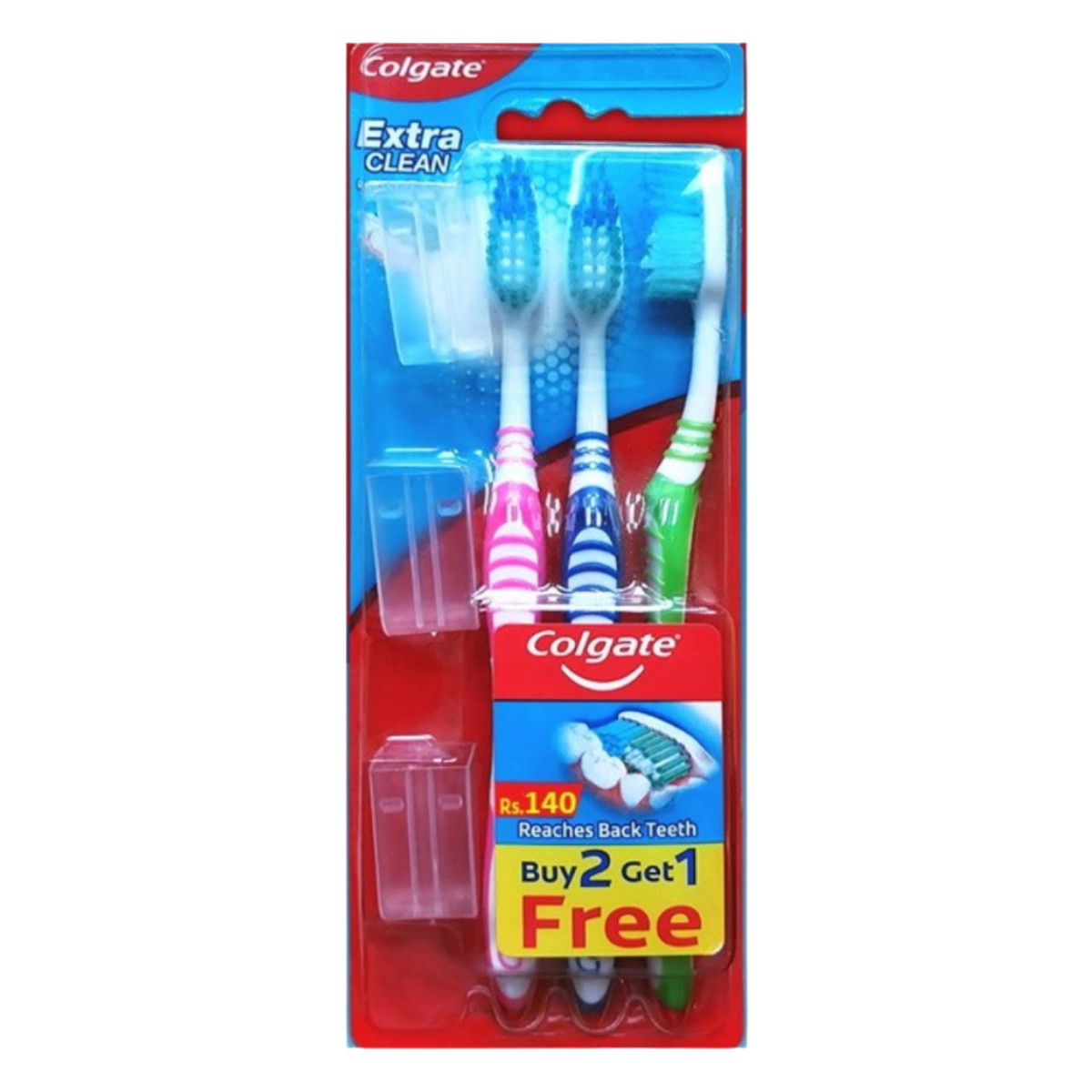 colgate tooth brush extra clean soft 3pc – KK Mart