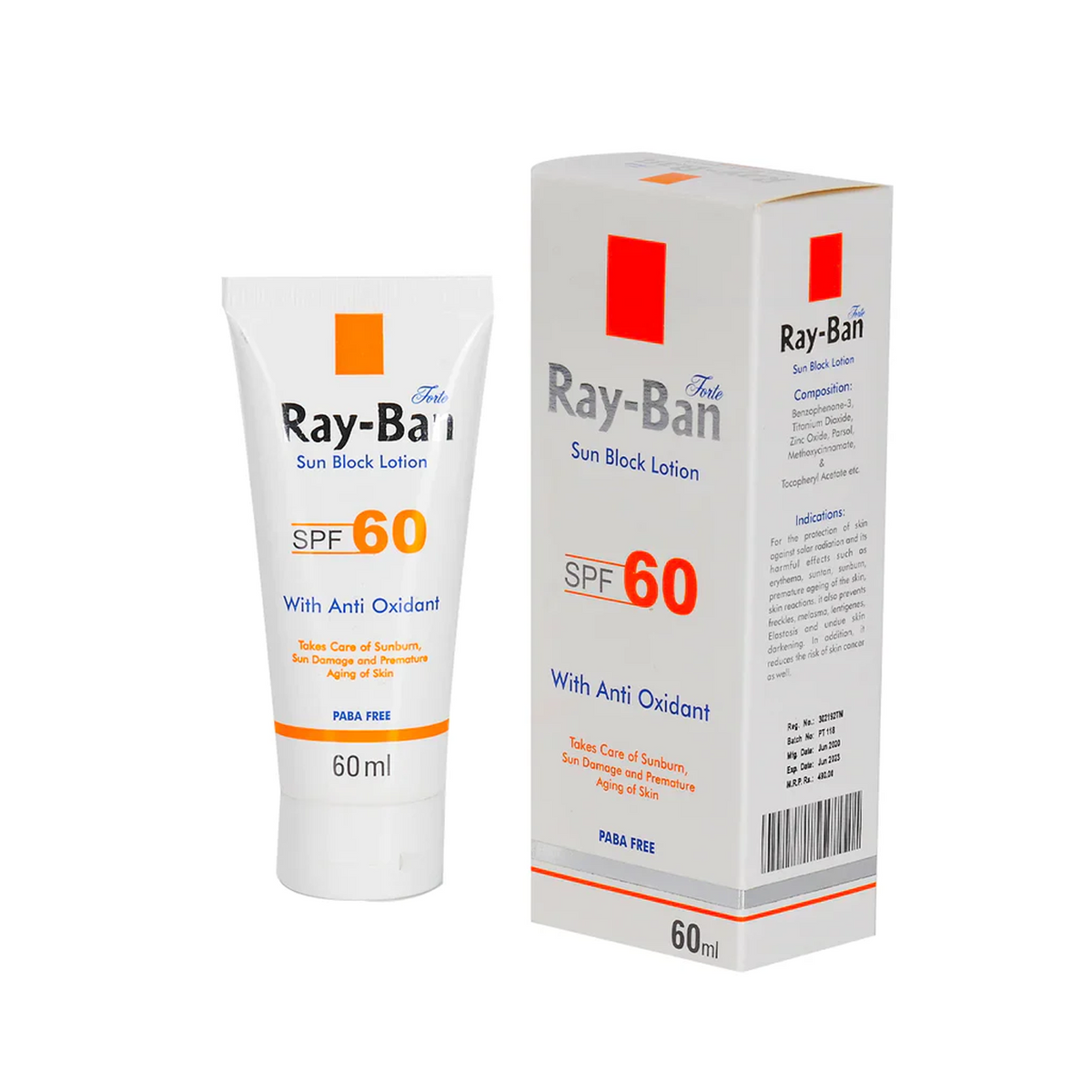 ltn ray ban forte spf60 60ml – KK Mart