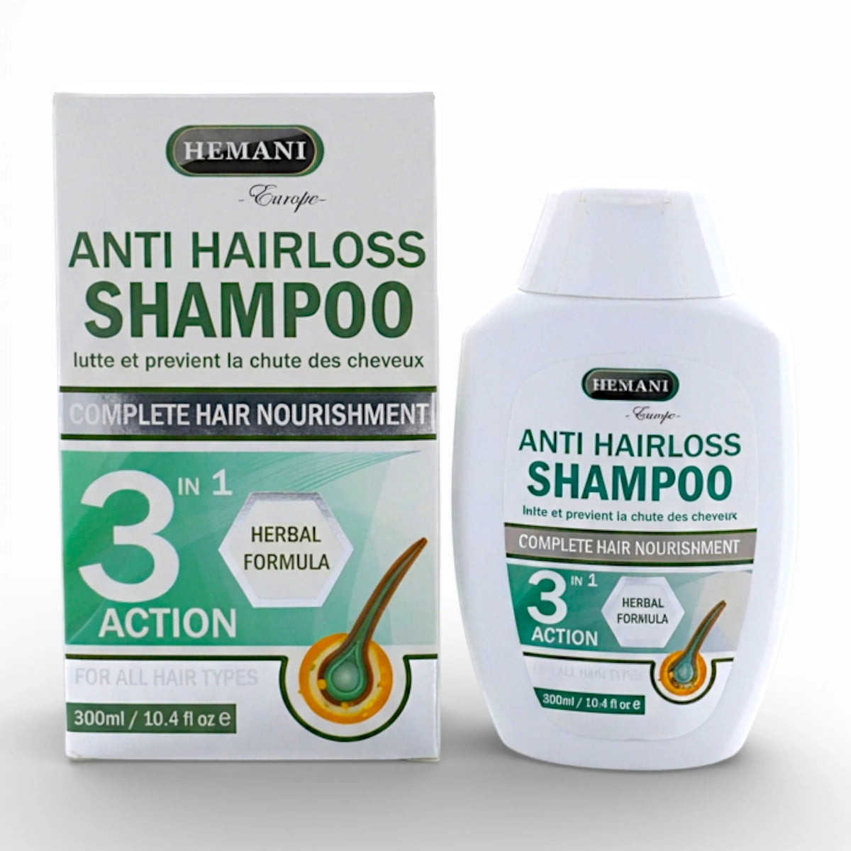 hemani shampoo anti hair loss 300ml – KK Mart