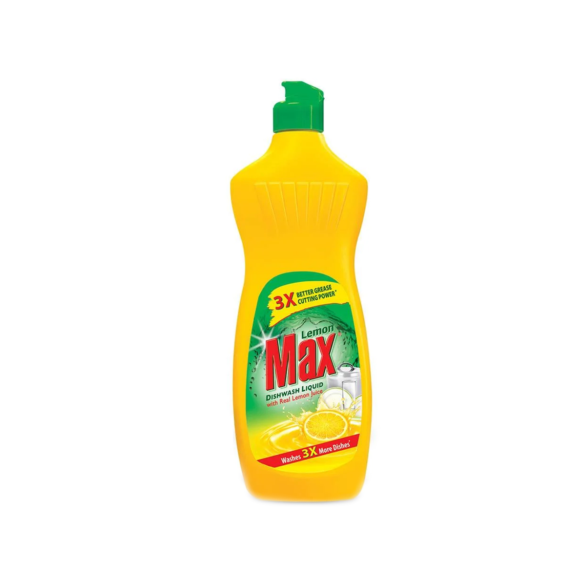 lemon max dishwash liquid lemon 750ml yellow bottle – KK Mart