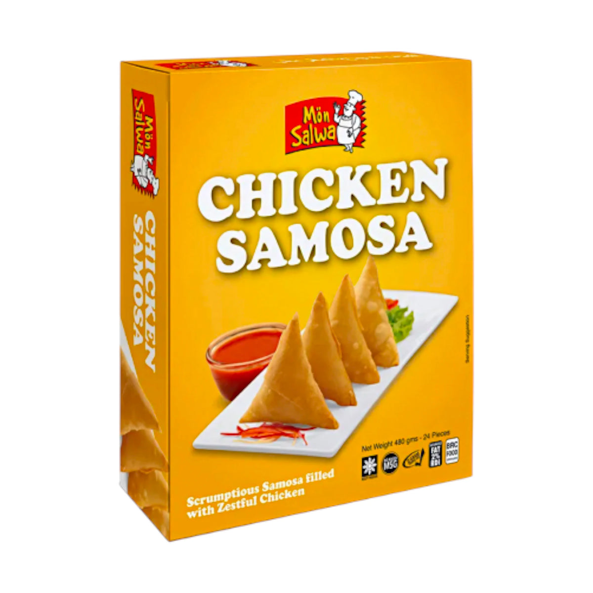 mon salwa chicken samosa 480g – KK Mart